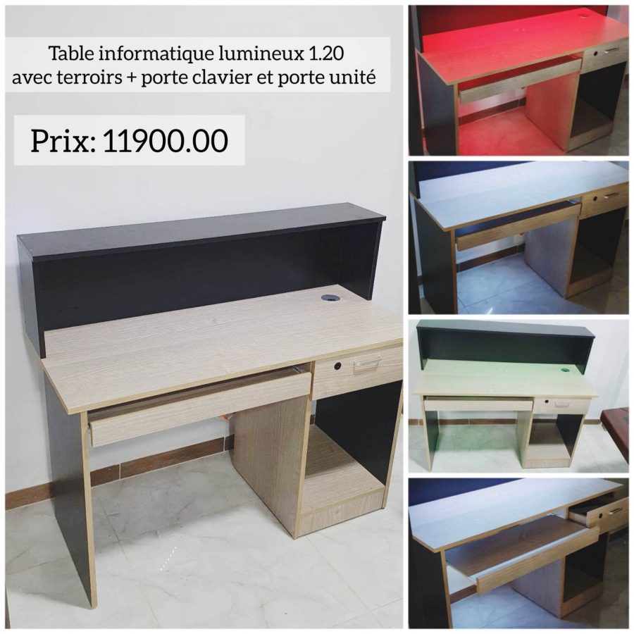 Table informatique 024 Lumineux